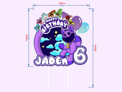 Personalized CatNap Cake Topper - The Perfect Addition to Your CatNap ...