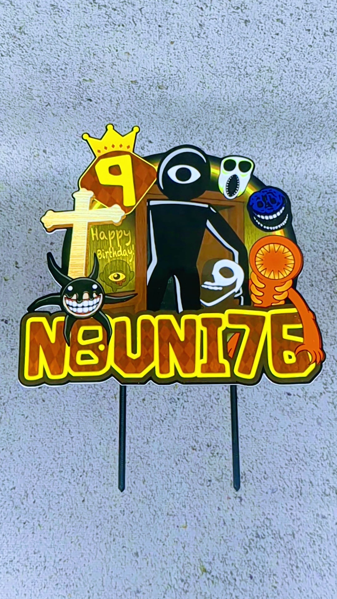 Personalized DOORS Roblox Cake Topper - The Perfect Addition to Your D ...