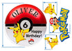 Set of 4 Pikachu Pokemon Edible Cake Toppers - Wafer Paper, Sugar Shee ...
