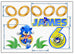 Set of 11 Sonic Edible Cake Toppers - Precut on Wafer Paper, Sugar She ...